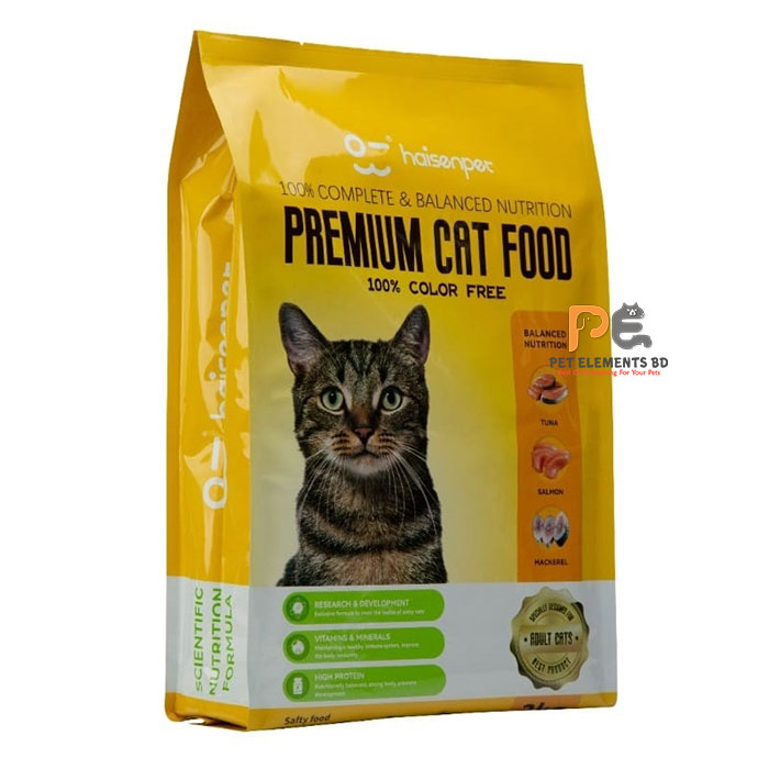 Haisenpet Premium Adult Dry Cat Food Tuna, Salmon & Mackerel 3kg - Pet ...